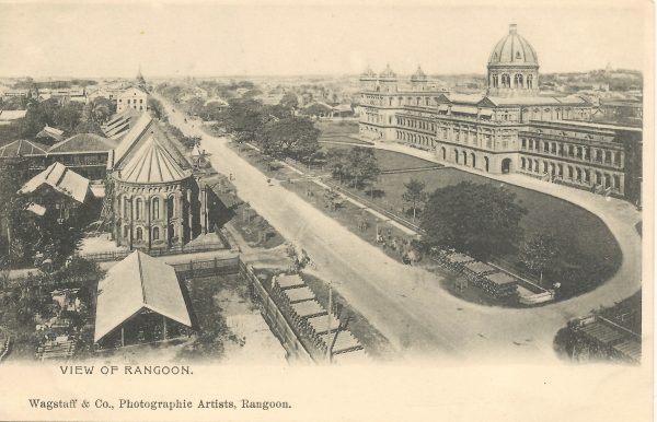 Wagstaff & Co. View of Rangoon | Chasing Chinthes